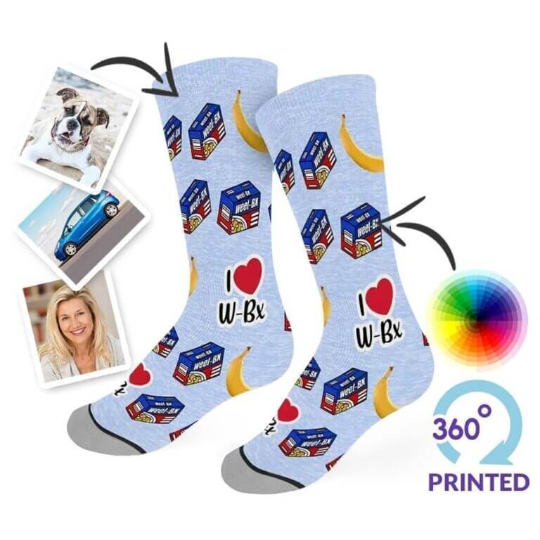 Aussie Made, Personalised Socks, Custom Socks, Printed Photo & Face Socks