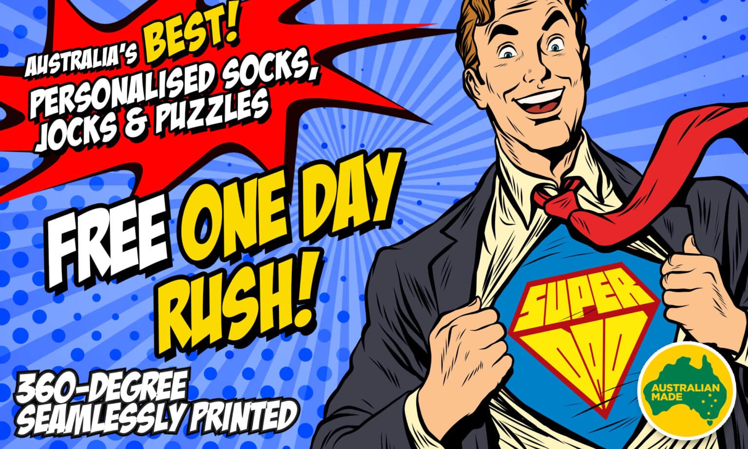 Aussie Made, Personalised Socks, Custom Socks, Printed Photo & Face Socks